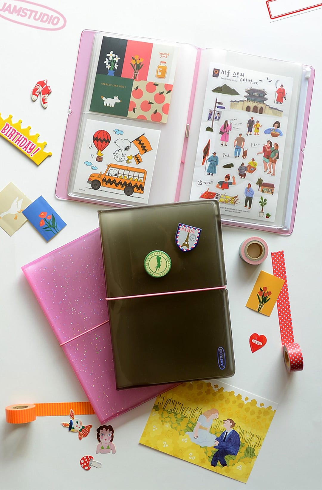 Sticker Storage Album | Sticker Organizer | 36 Pockets for Deco Sticker ...