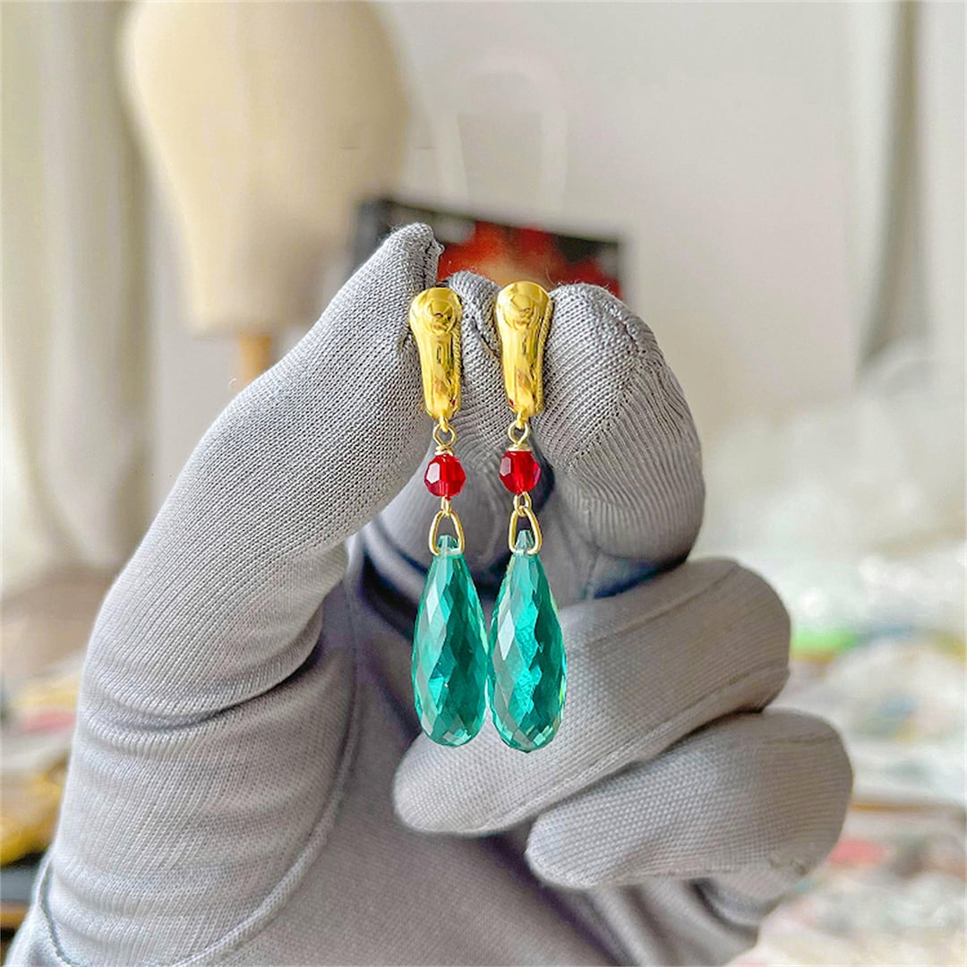 Howl's Moving Castle,quartz Pendant Earrings,howl Cosplay,anime Jewelry ...