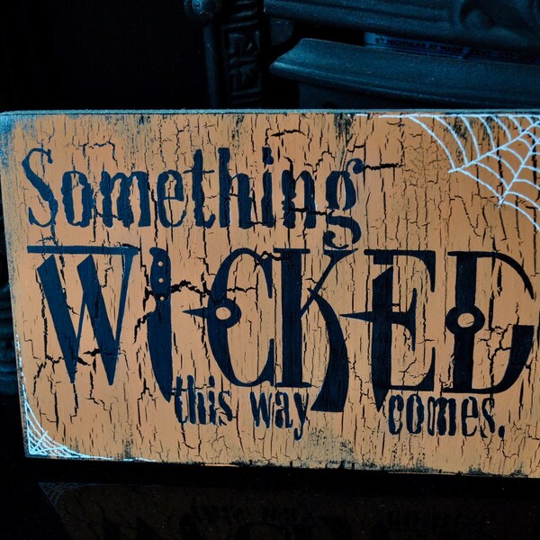 Halloween Sign - Etsy