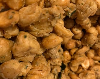 Garlic Roasted Peanuts, Homemade Snacks - Etsy