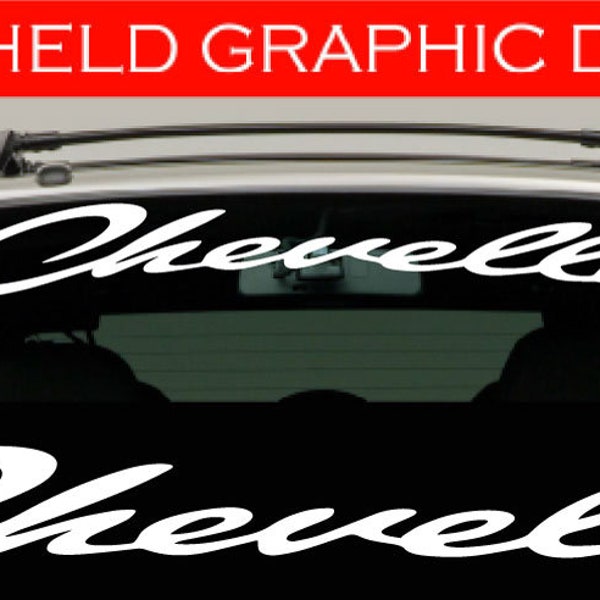 Chevy Windshield Banner - Etsy