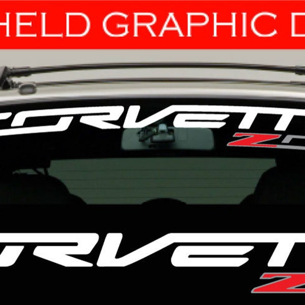 Corvette Window Sticker - Etsy