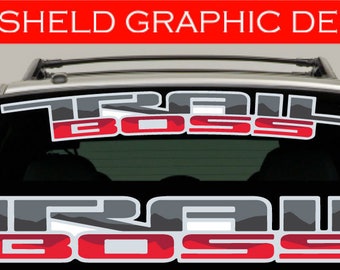 Chevy Trail Boss Decal - Etsy