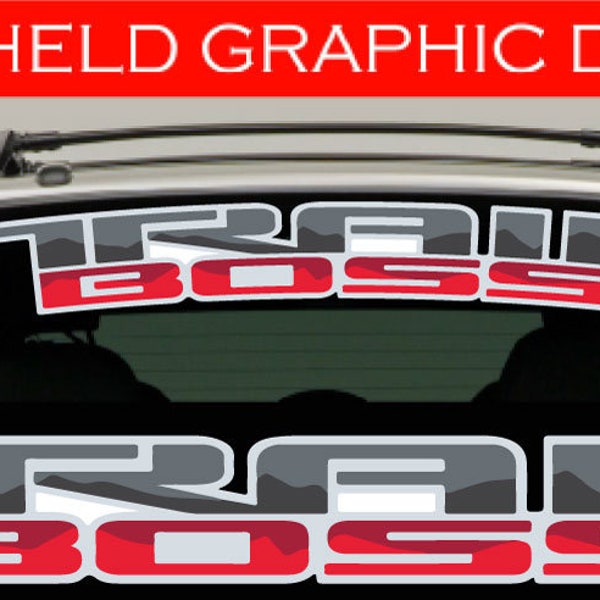 Trail Boss Decal - Etsy