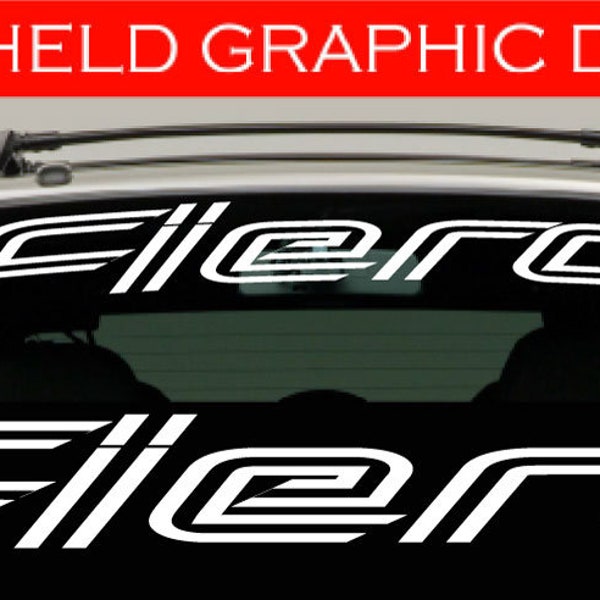 Fiero Decal - Etsy