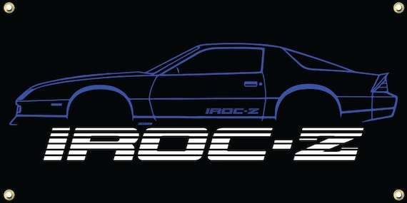 Chevy Camaro IROC-Z Vinyl Wall Banner - Etsy
