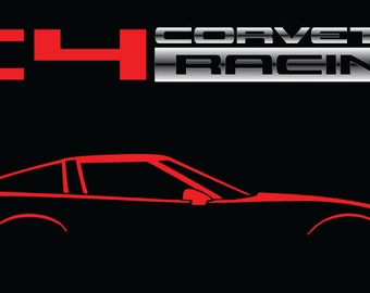 C4 Corvette Banner - Etsy
