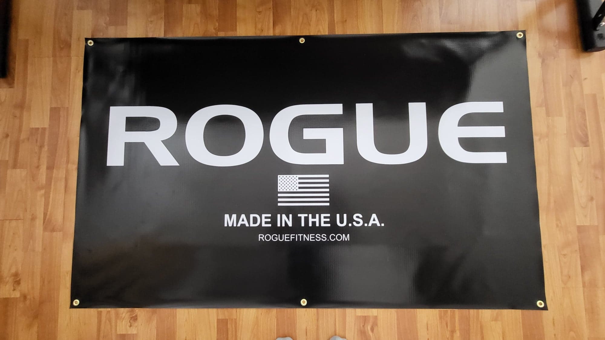 Rogue Fitness Logo Flag