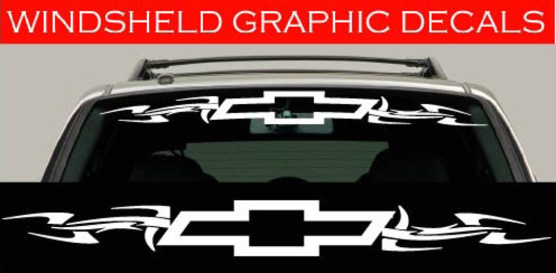 Chevy Chevrolet Windshield Banner Windshield Decal Windshield - Etsy