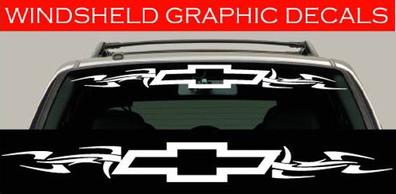 Chevy Chevrolet Windshield Banner Windshield Decal Windshield - Etsy