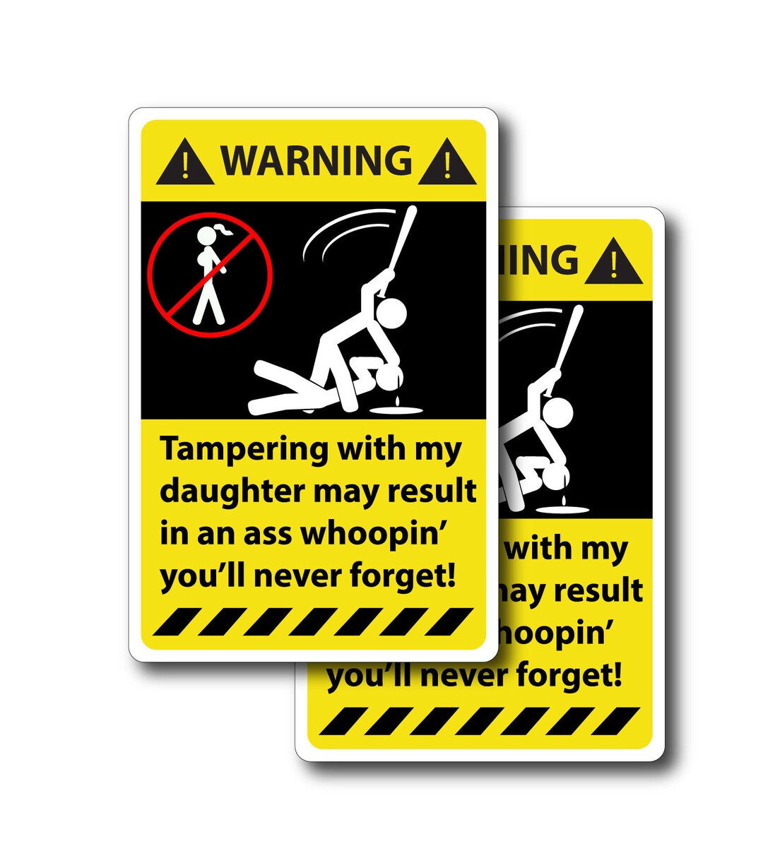 Warning Tampering With My Bumper Sticker Vinyl Decal Sticker - Etsy