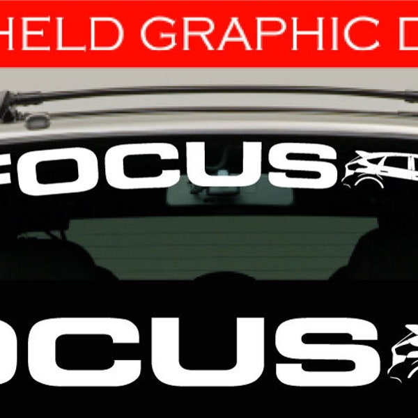 Focus Rs Windshield Banner - Etsy