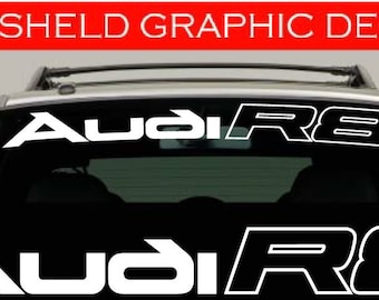 Audi Windshield Decal - Etsy