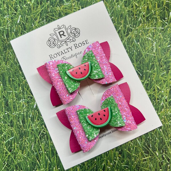 Summer Hair Bow - Etsy