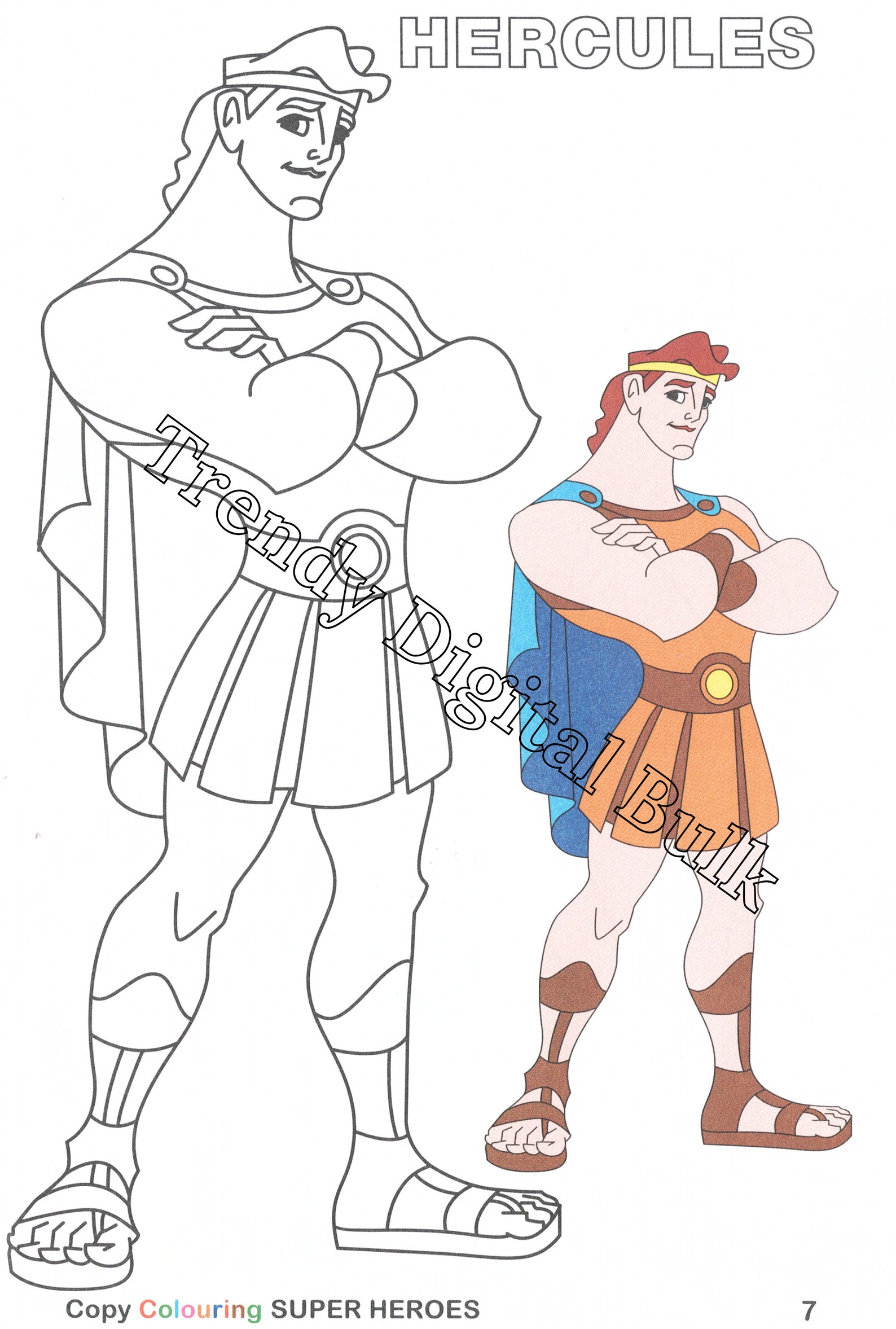 Printable SUPERHERO Coloring Pages | Legendary Heroes | Earth's ...