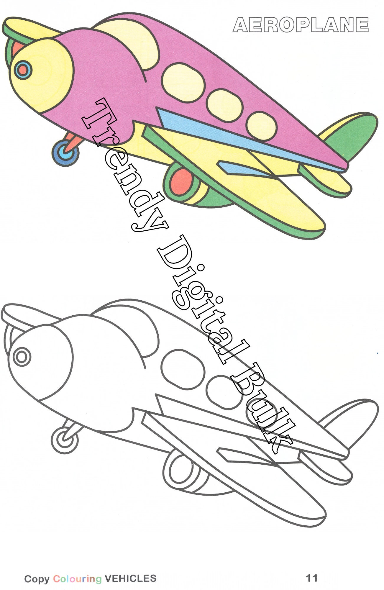 Printable Vehicles Coloring Pages |ship, Car, Bus, Bicycle, Airplane ...