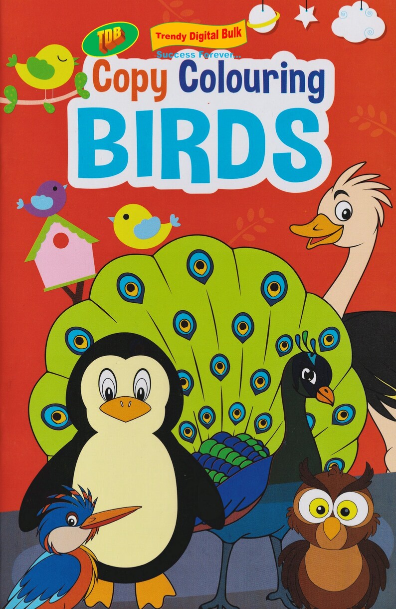 Printable Birds Coloring Pages | Peacock, Parrot, Owl, Flamingo, Eagle ...