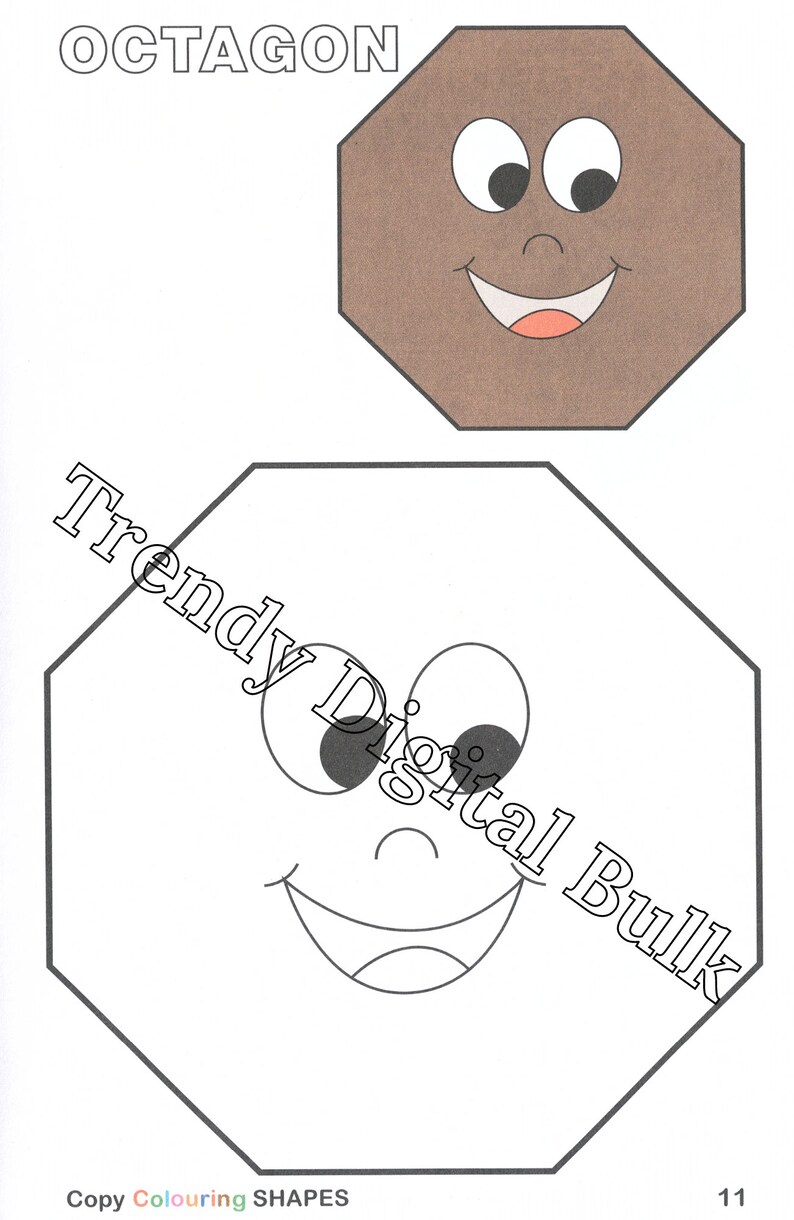 Printable Shapes Coloring Pages | Circle, Triangle, Star, Diamond, and ...