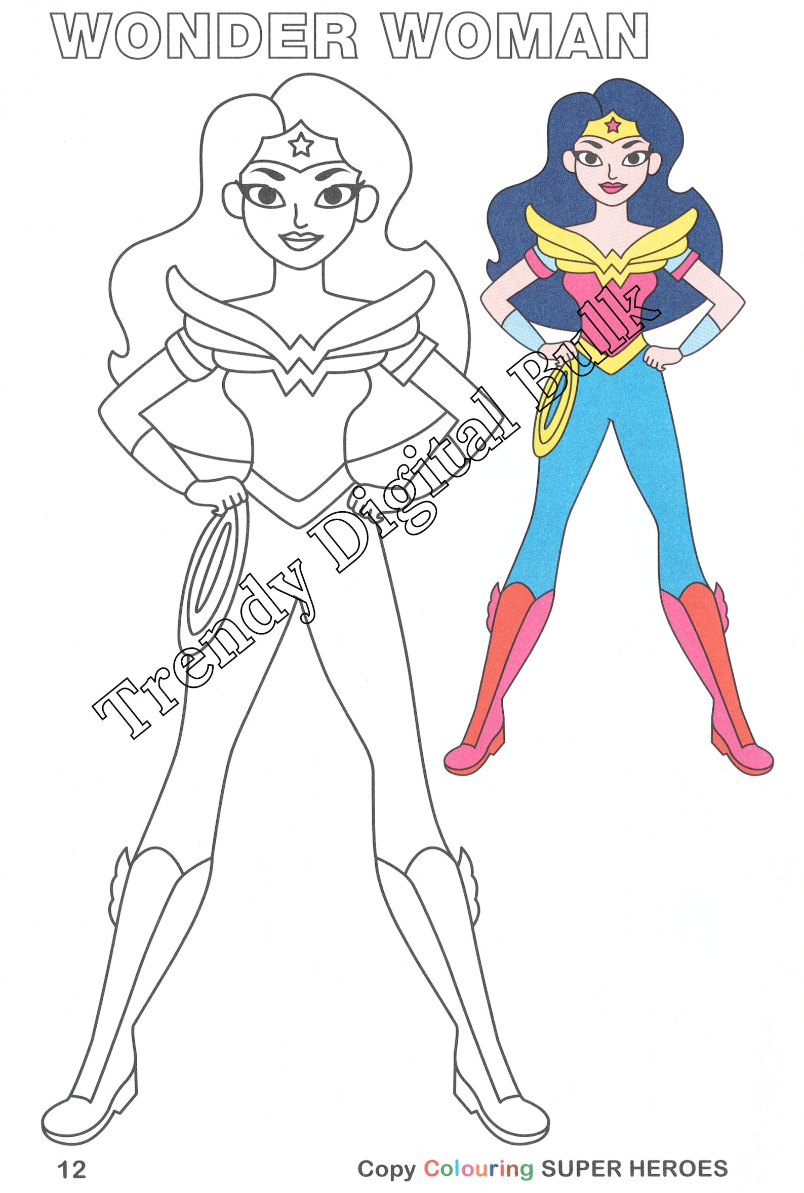 Printable SUPERHERO Coloring Pages | Legendary Heroes | Earth's ...