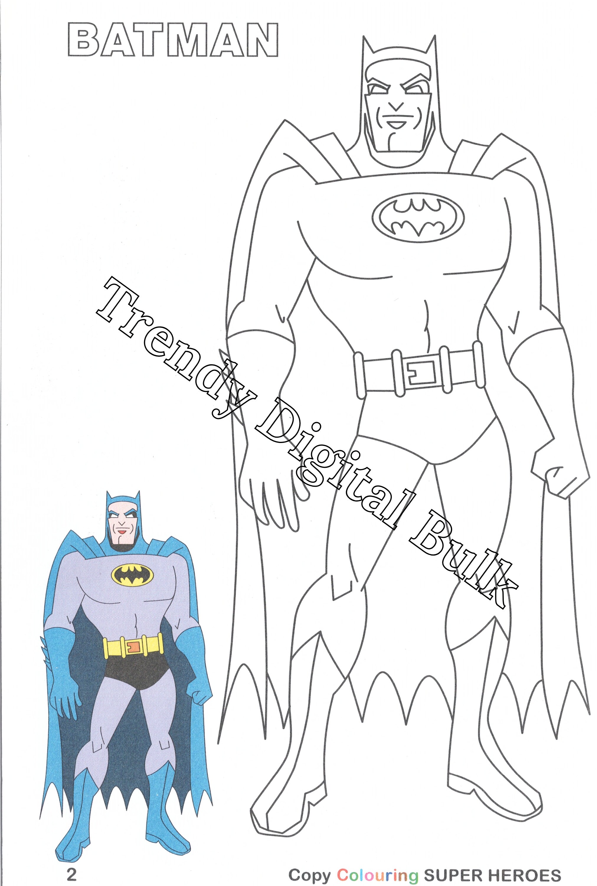 Printable SUPERHERO Coloring Pages | Legendary Heroes | Earth's ...