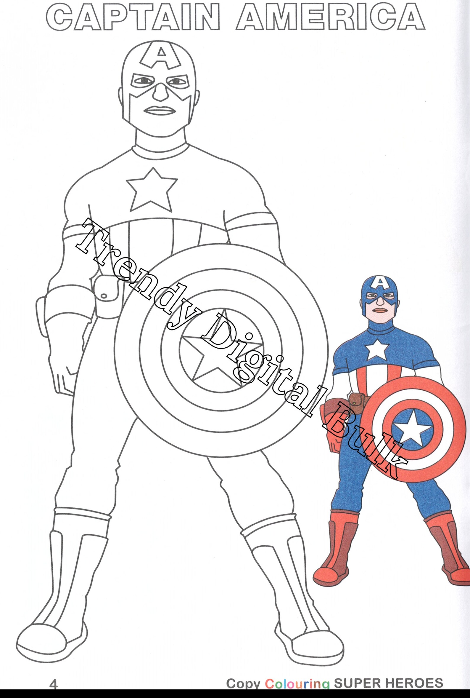 Printable SUPERHERO Coloring Pages | Legendary Heroes | Earth's ...