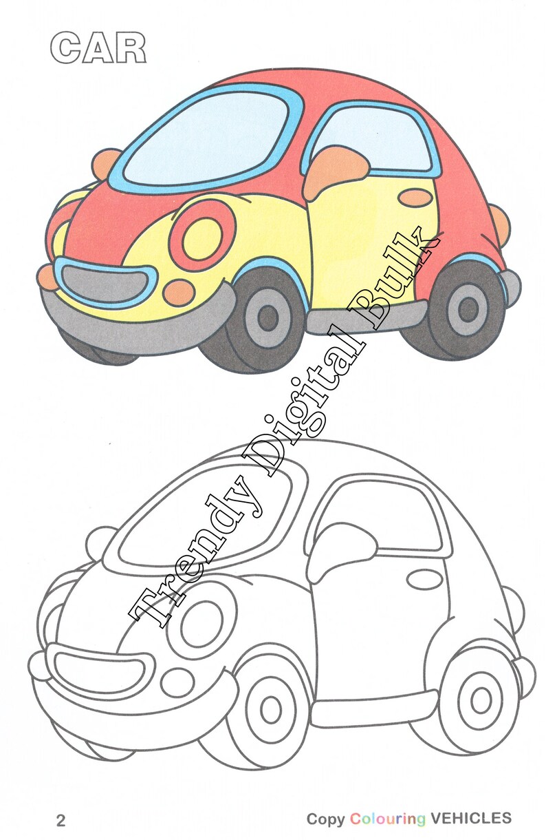 Printable Vehicles Coloring Pages |ship, Car, Bus, Bicycle, Airplane ...