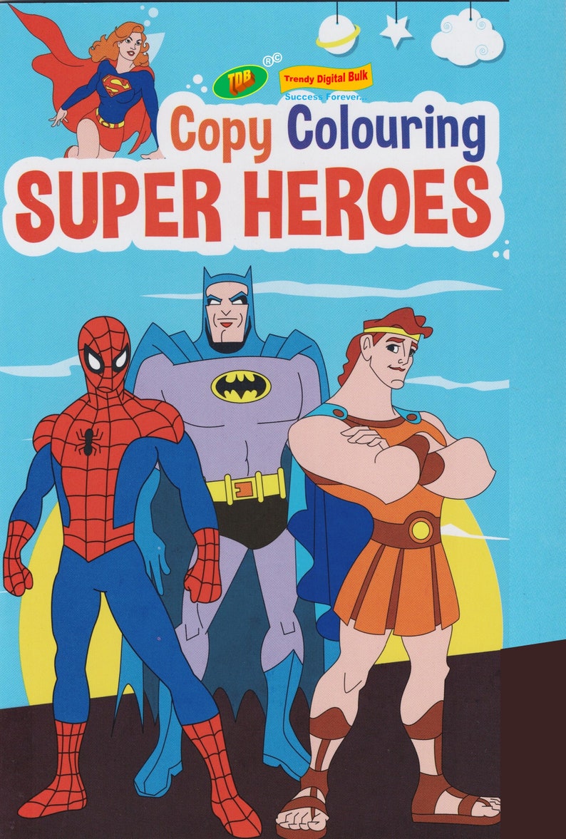 Printable SUPERHERO Coloring Pages | Legendary Heroes | Earth's ...