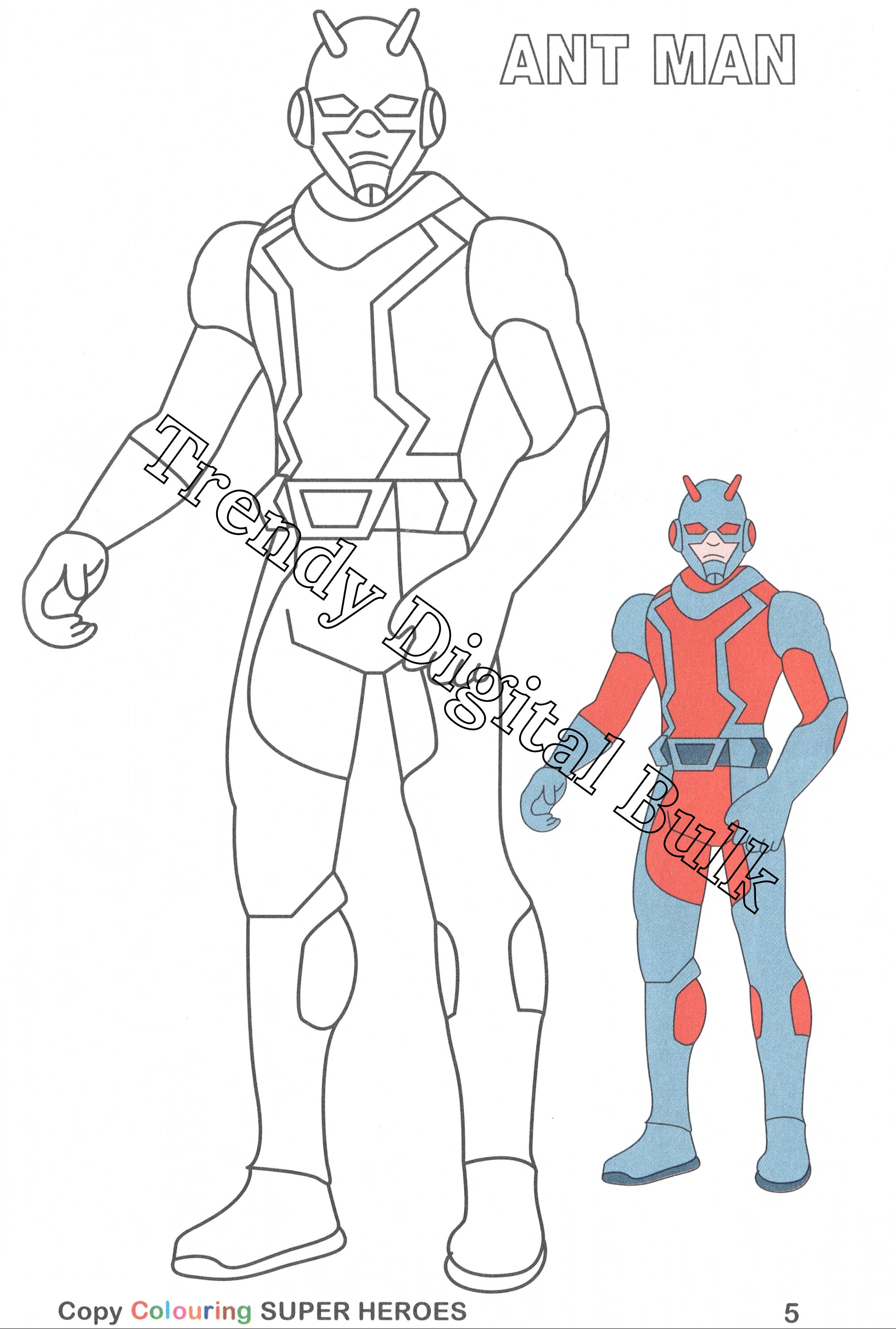 Printable SUPERHERO Coloring Pages | Legendary Heroes | Earth's ...