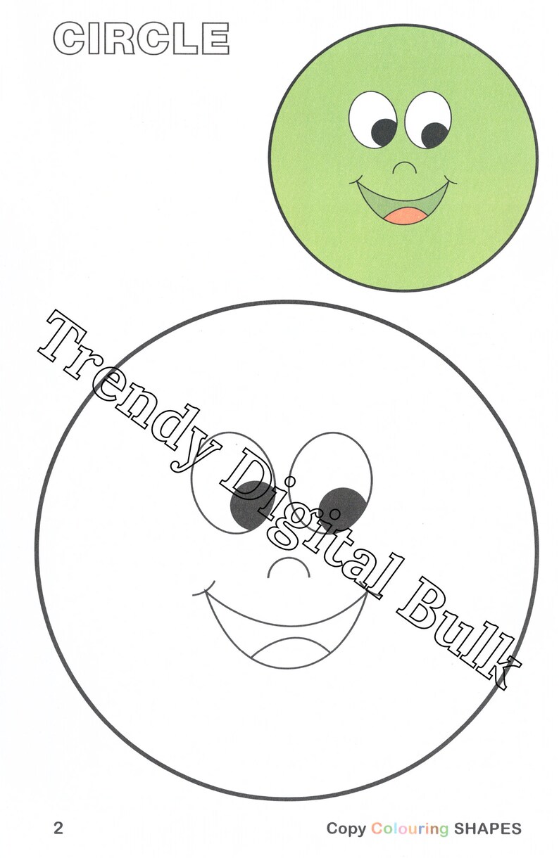 Printable Shapes Coloring Pages | Circle, Triangle, Star, Diamond, and ...