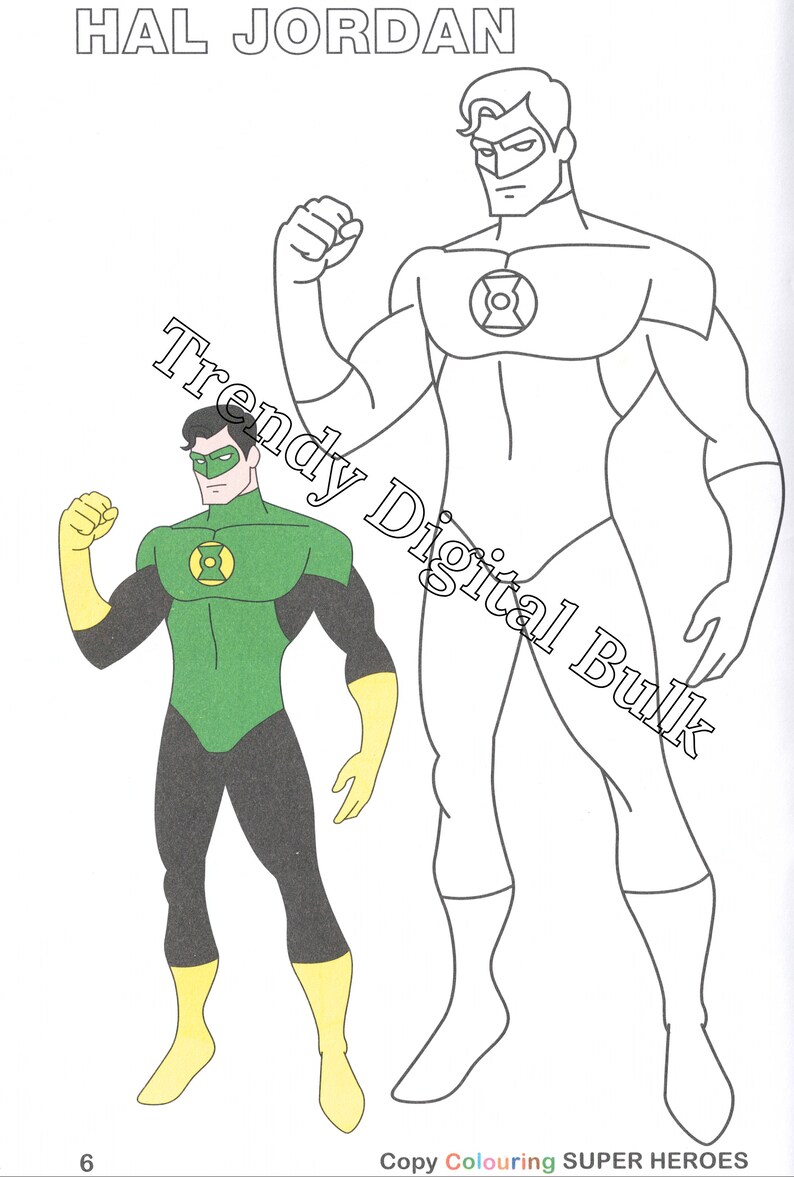 Printable SUPERHERO Coloring Pages | Legendary Heroes | Earth's ...