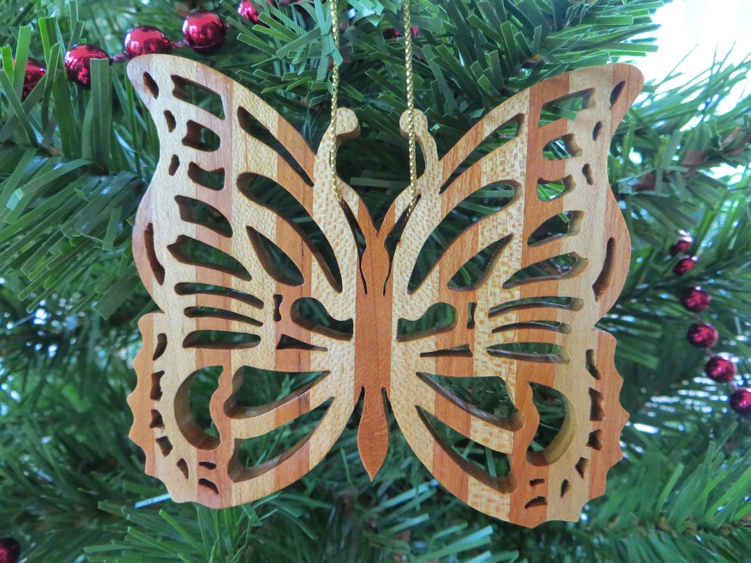 Scroll Saw Butterfly Ornament - Etsy UK