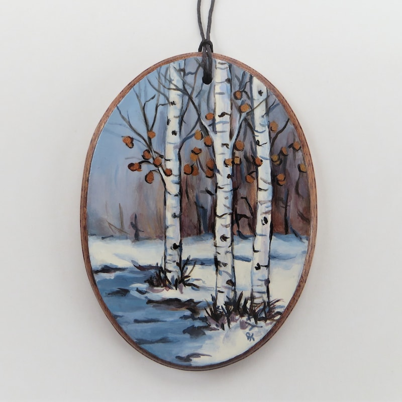 Hand Painted Trees - Etsy