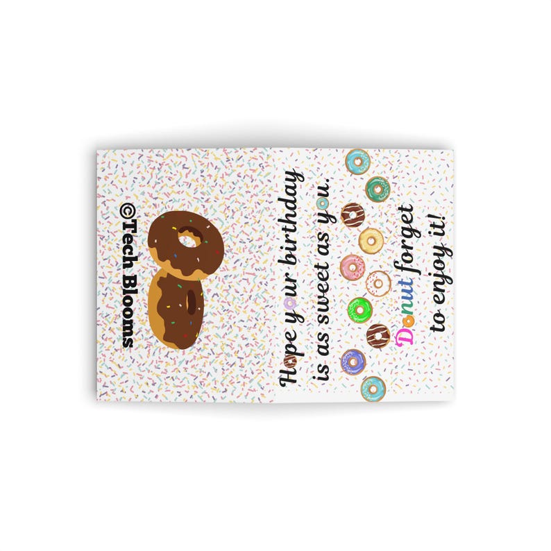 Funny Birthday Card for Boyfriend, for Girlfriend, Food Pun, Donuts ...