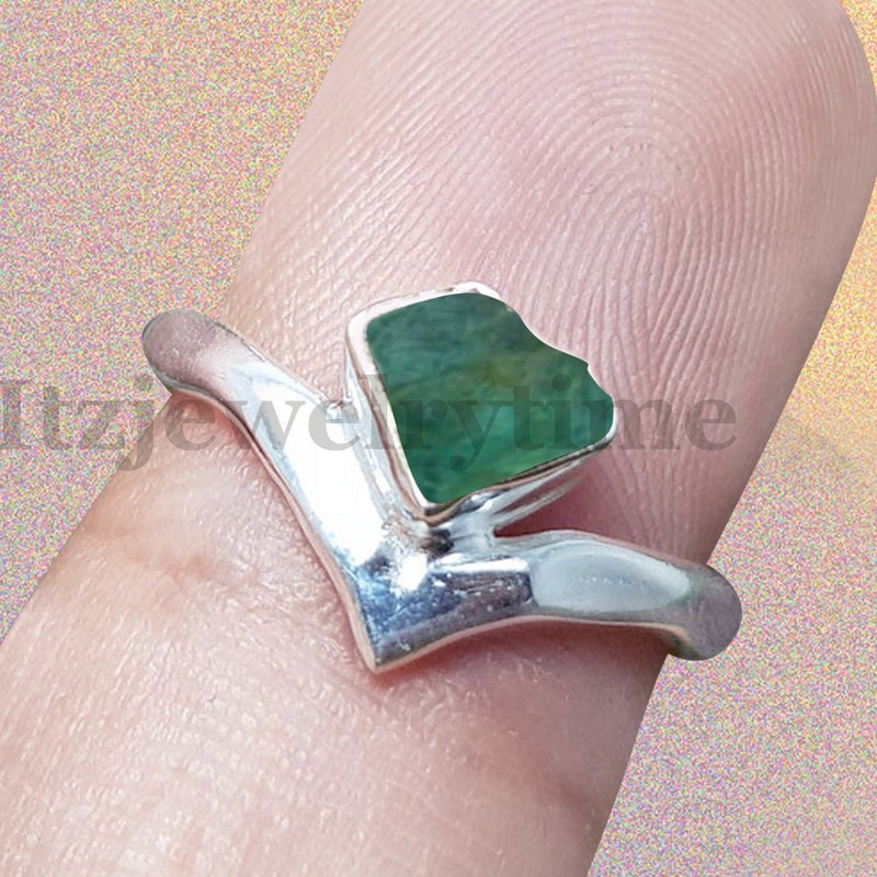 Green Fluorite Ring - Etsy