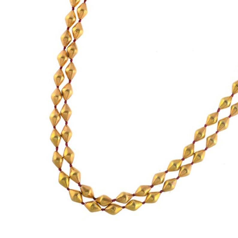 Silver Dholki Mala Indian Dholki Mala Bormala Dholki Beads Necklace ...