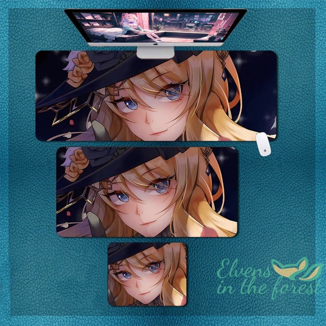 Genshin Impact Navia Mouse Pad Super Large Lockband Focalors Game ...