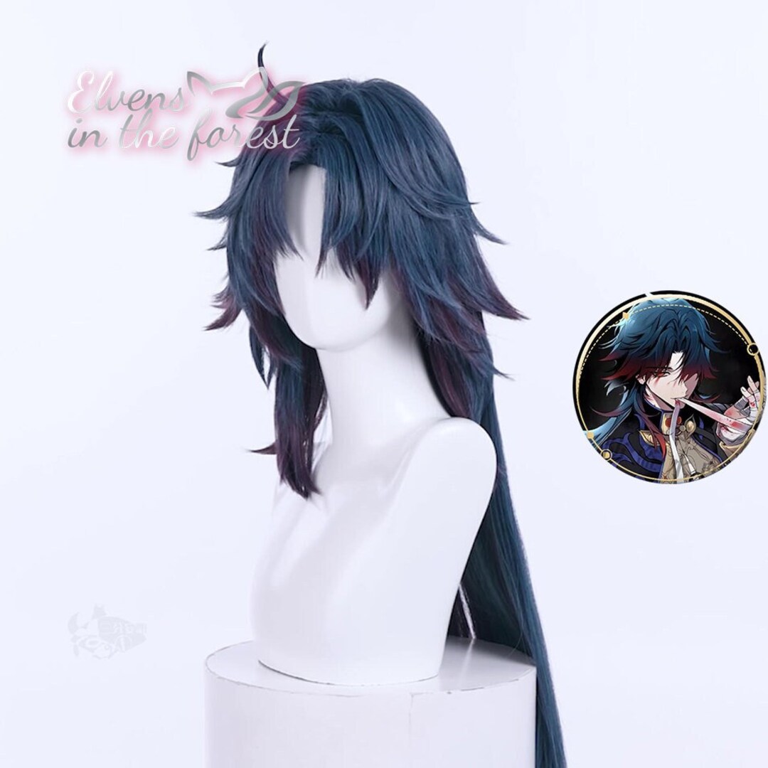 Honkai: Star Rail Blade Wig Cosplay Men's Wig Brown Red Wig Performance ...
