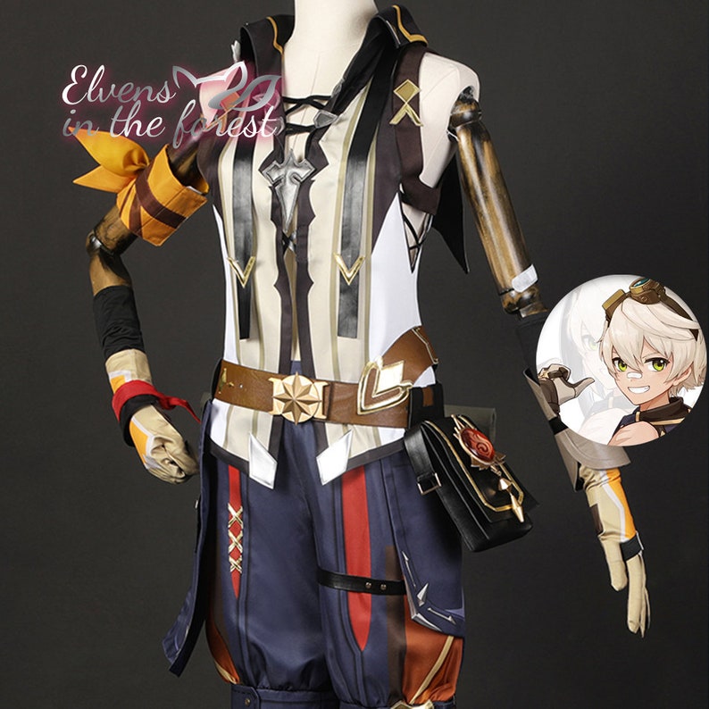 Genshin Impact Bennett COSPLAY Costume Bennett Little Gray - Etsy Australia
