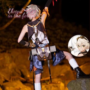 Genshin Impact Bennett COSPLAY Costume Bennett Little Gray Wig Anime ...