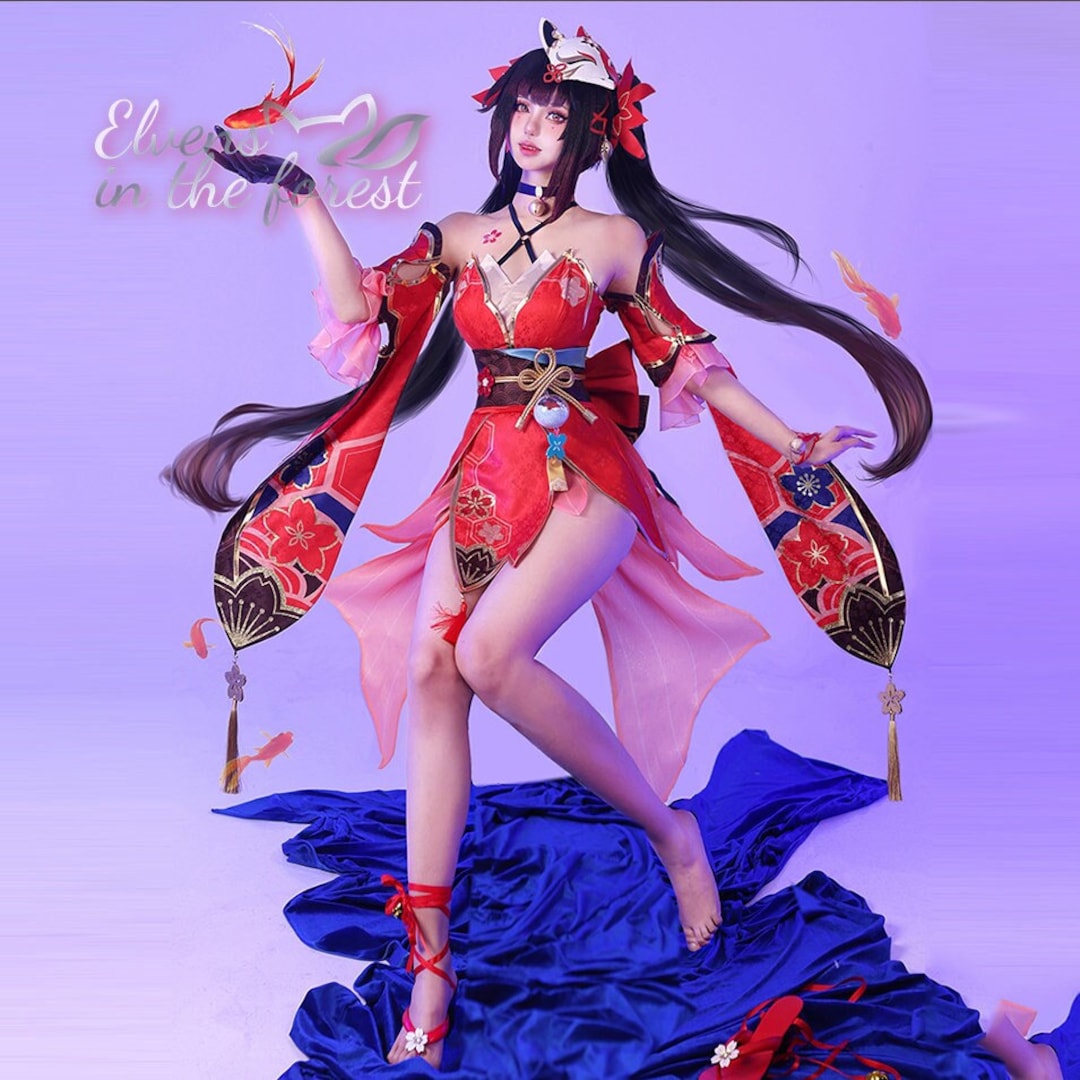 Honkai: Star Rail Hanabi's Full Set Cosplay Costume Decoration, Hanabi's Wig Marvel Show ...