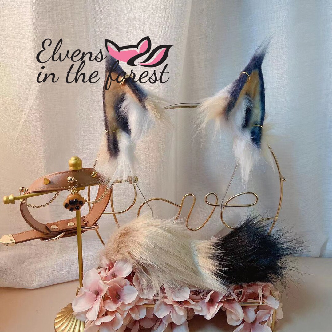 Lynx Tail Girly Cat Ears and Collar COSPLAY Butt Plug - Etsy Australia