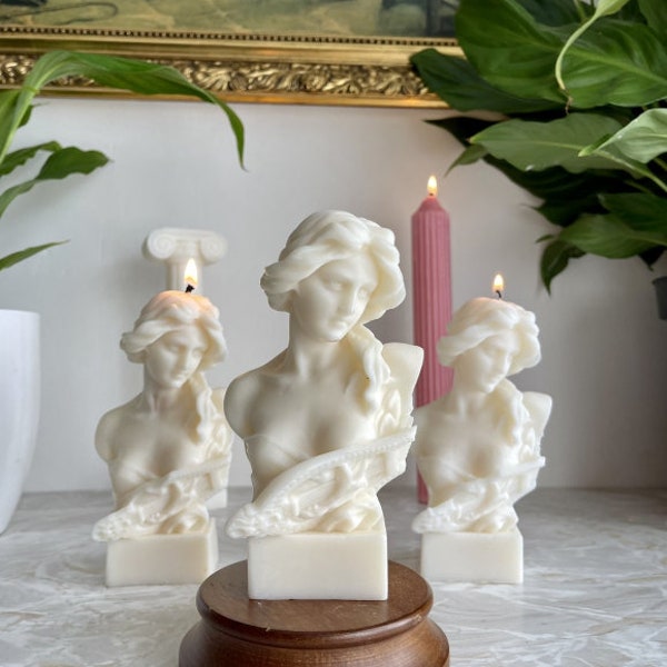 Bust Candle - Etsy