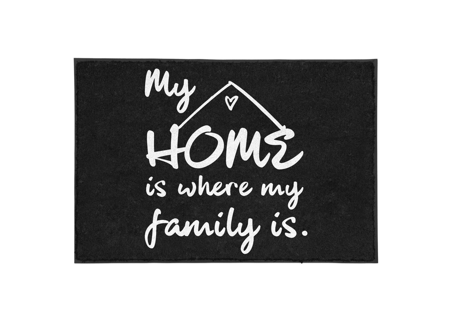 Doormat With Saying my Home is Where My Family - Etsy
