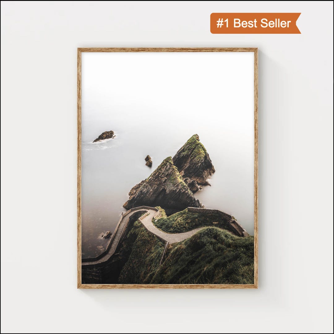 Irish Coastal Wall Art Print, Dunquin Harbour Dingle Kerry, Ireland ...
