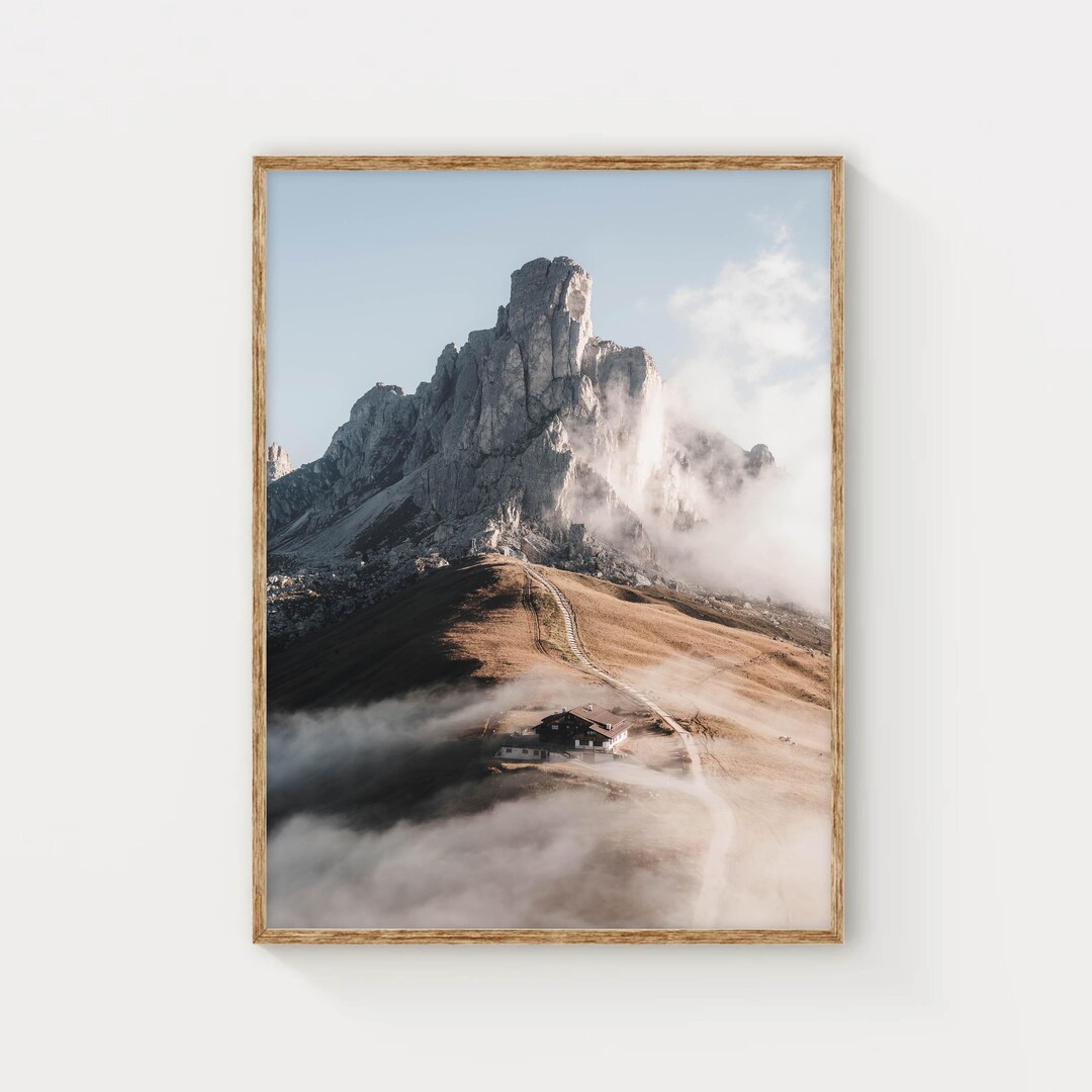 Passo Giau Print – Dolomites Mountain Wall Art From the Italian Alps - Etsy