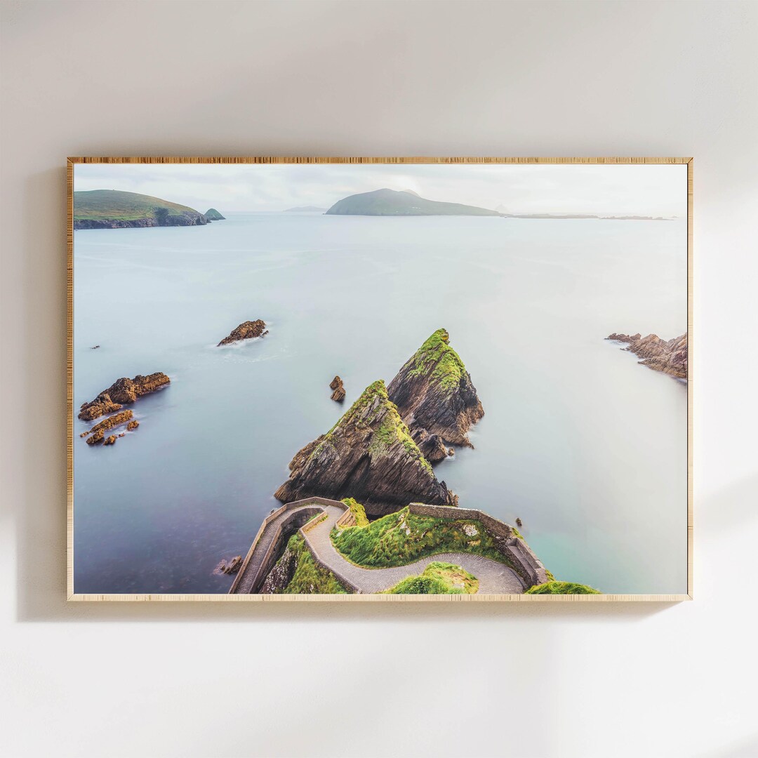 Dunquin Pier Print, Dingle Ireland Coastal Wall Art Landscape ...