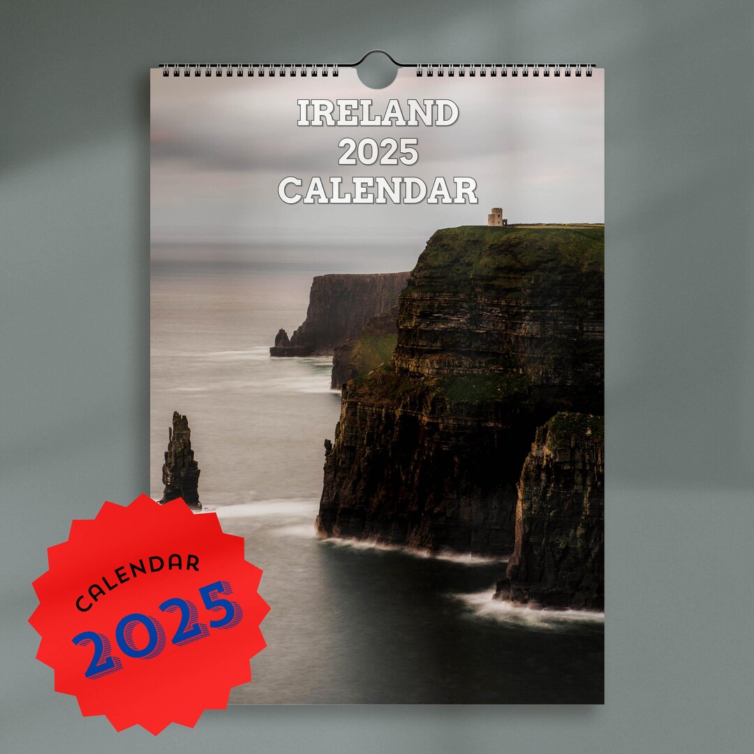 2025 Ireland Calendar | Landscape Photography | A3 Wall Planner | A4 ...