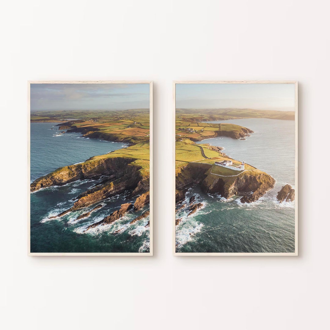 Galley Head Lighthouse, Co Cork, Ireland Set of 2 Unframed Irish ...