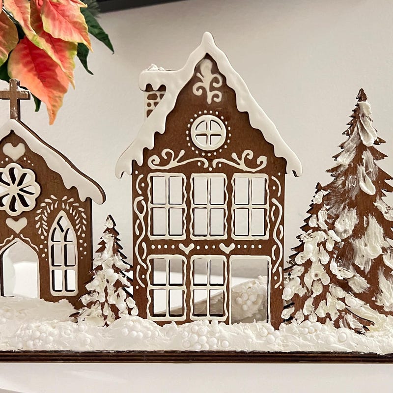 Wooden Gingerbread - Etsy