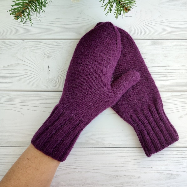 Wool Mittens - Etsy